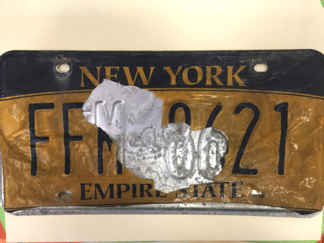 Clerk Warns Of Peeling State License PlatesLarry Barmore, Chautauqua ...